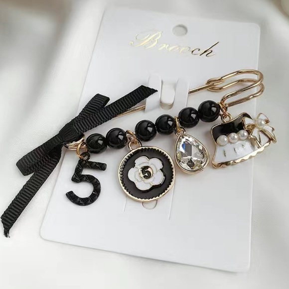 Boutique | Jewelry | New Safety Pin Charm No 5 Brooch | Poshmark